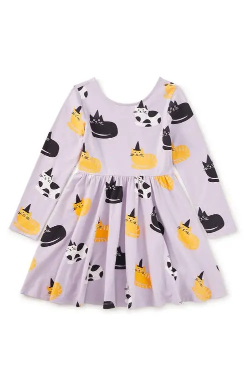 TEA COLLECTION Printed Ballet Dress - Cats In Hats