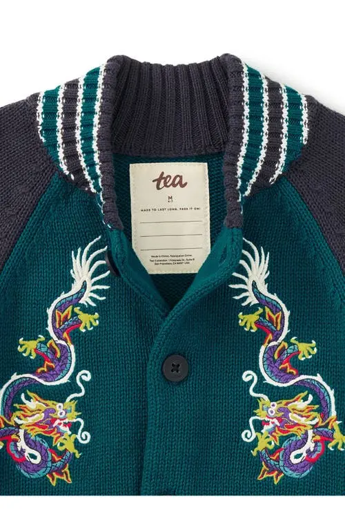 TEA COLLECTION Dragon Bomber Sweater