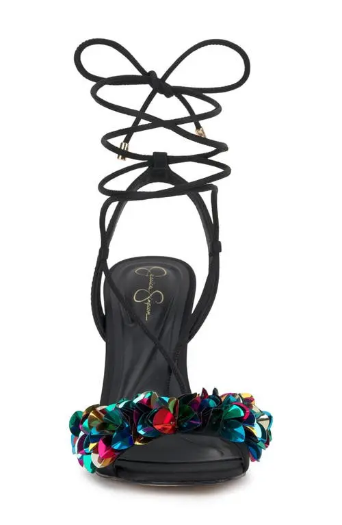 Jessica Simpson Oveny Ankle Wrap Sandal - Black