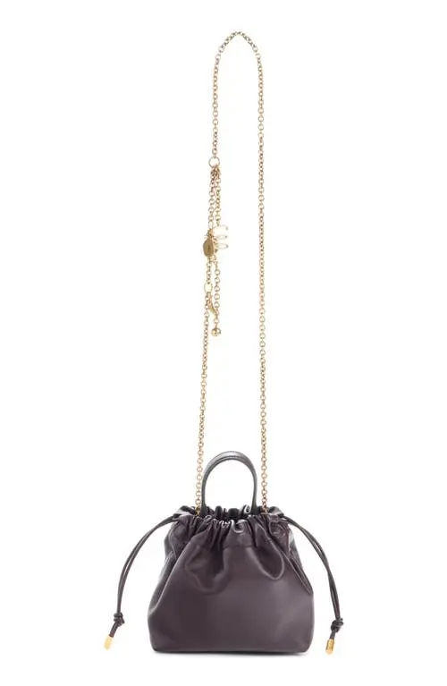 Chloé Mini Icons Leather Shoulder Bag - Perfect Plum