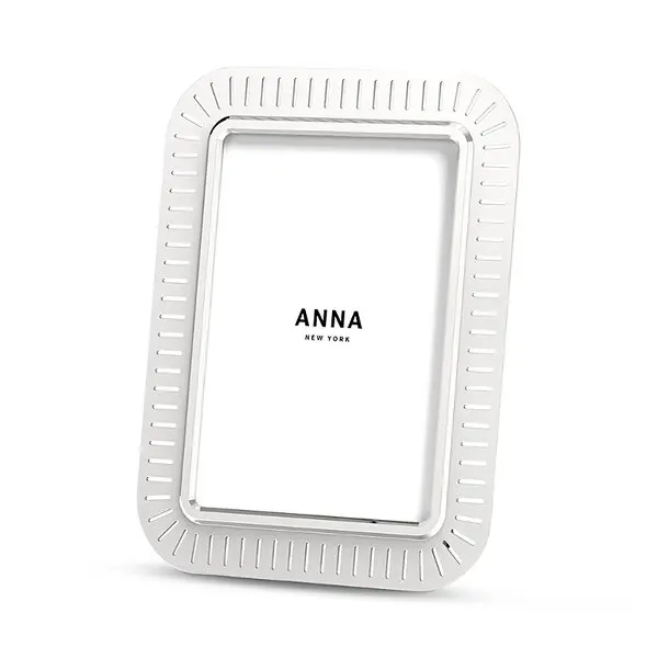 ANNA NEW YORK Striations Picture Frame, 5 X 7 - Silver