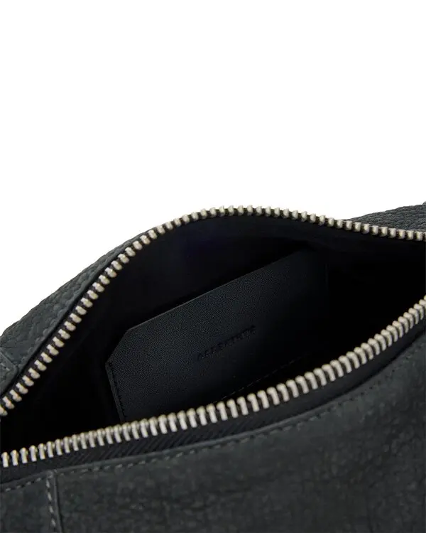 ALLSAINTS Vega Mini Leather Shoulder Bag - Meteorite