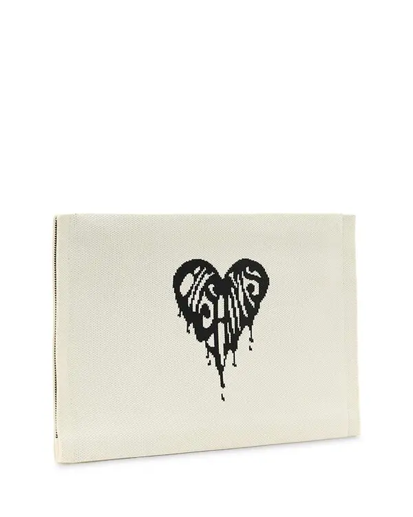 ALLSAINTS Izzy Heart Clutch
