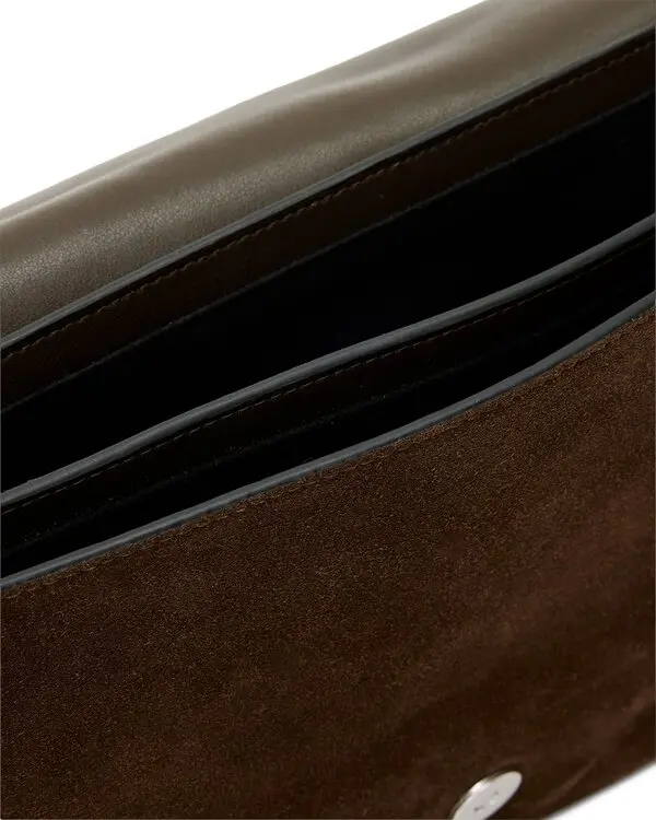 ALLSAINTS Ondine Medium Suede Shoulder Bag