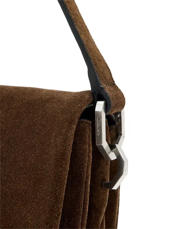 ALLSAINTS Ondine Medium Suede Shoulder Bag