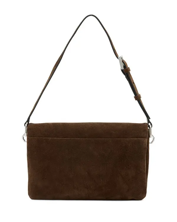 ALLSAINTS Ondine Medium Suede Shoulder Bag