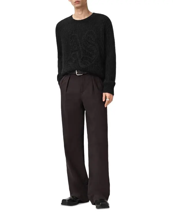 ALLSAINTS Chainy Crewneck Sweater - Black