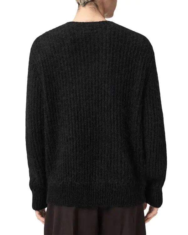 ALLSAINTS Chainy Crewneck Sweater - Black