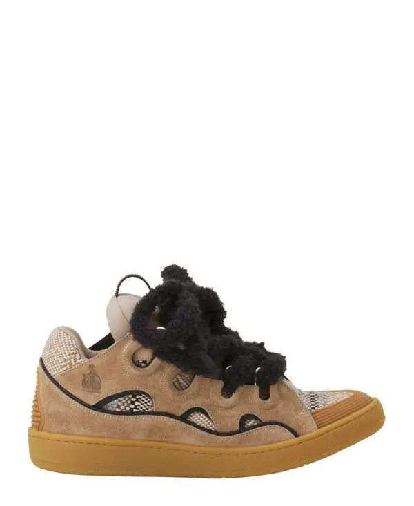 LANVIN Curb Suede Sneakers