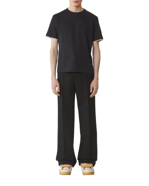 LANVIN Light Wool Chino Pants