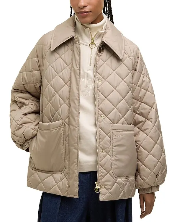 Barbour Laoise Quilted Jacket - Honey/ancient Poplar