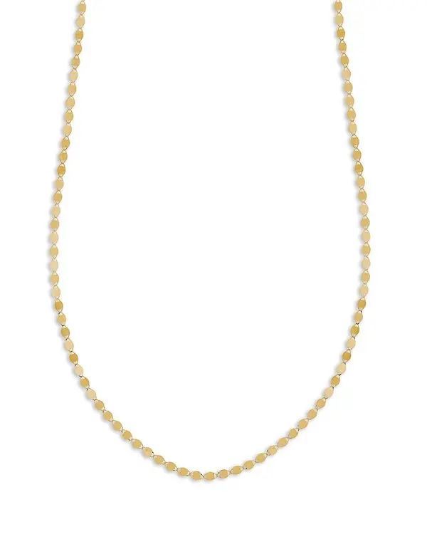 Lana Jewelry 14k Yellow Petite Nude Chain Necklace - Gold