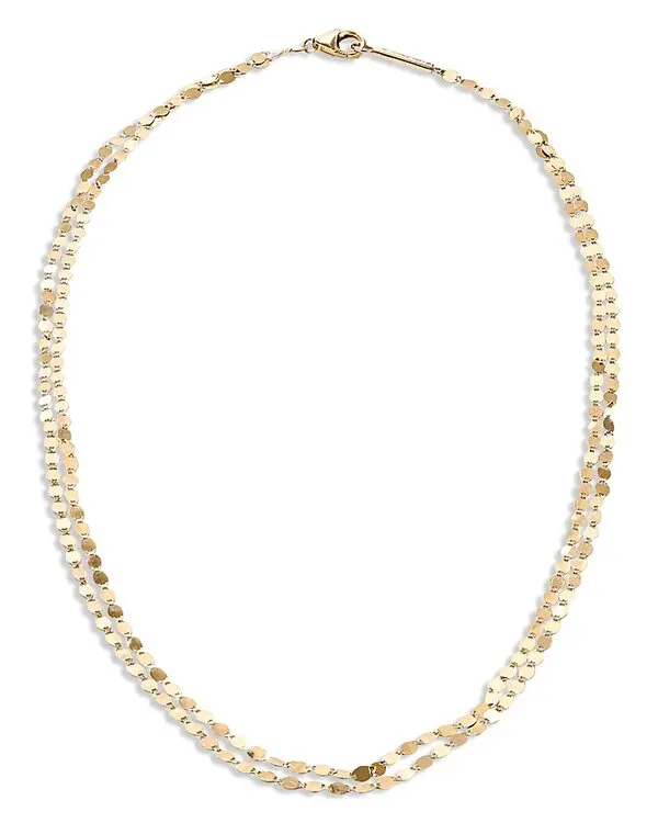 Lana Jewelry 14k Yellow Double Strand Choker Necklace - Gold
