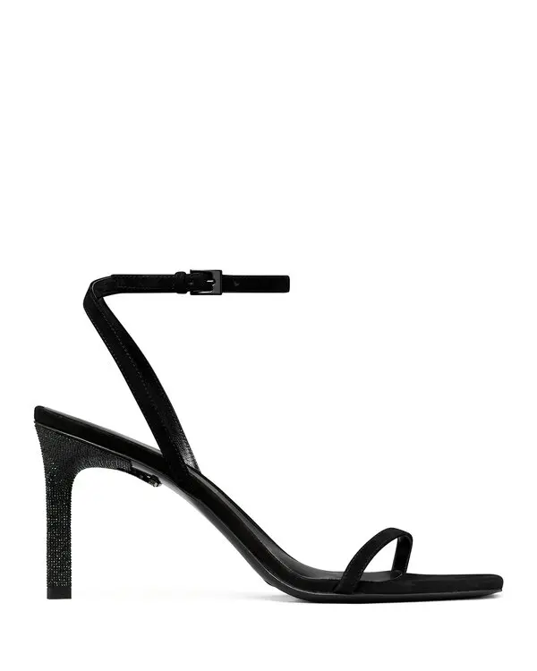 Tory Burch Pave High Heel Sandals - Perfect Black