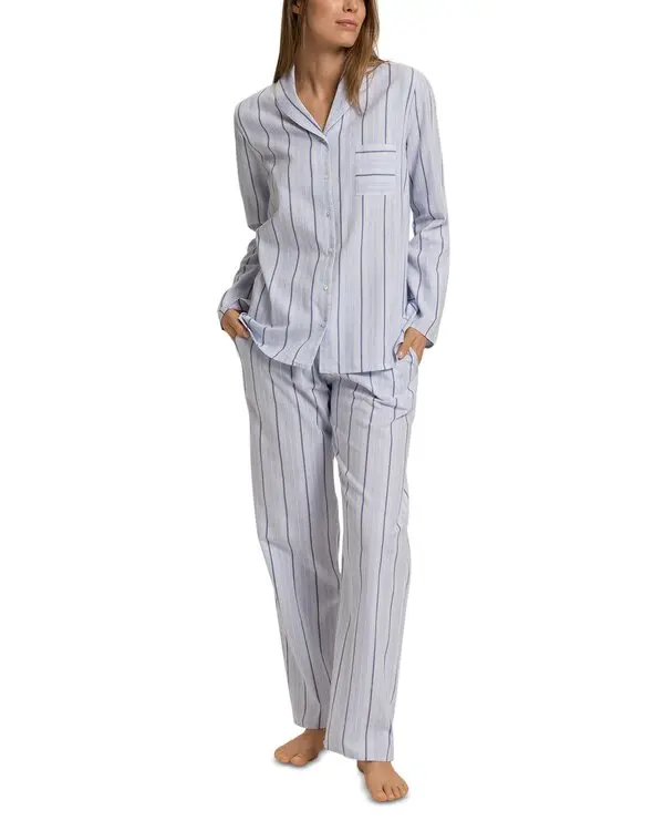 Hanro Shawl Collar Pajama Top
