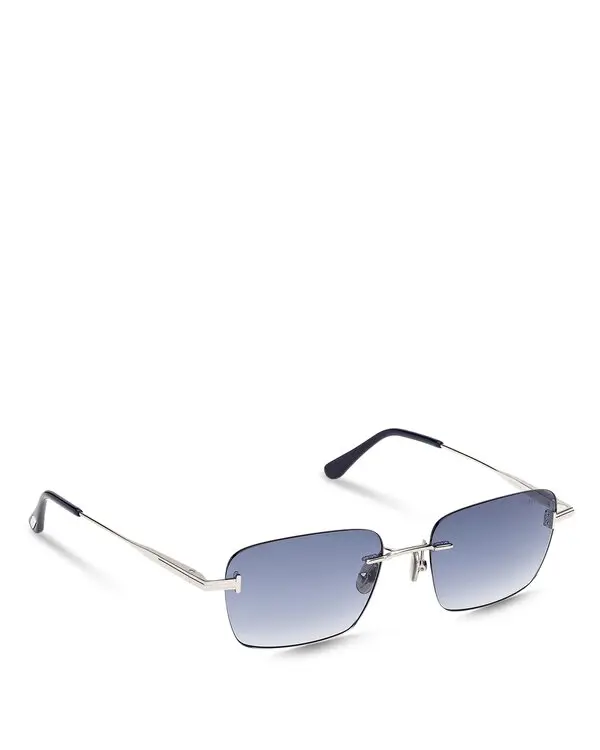 TOM FORD Jake Rectangular Sunglasses 54mm