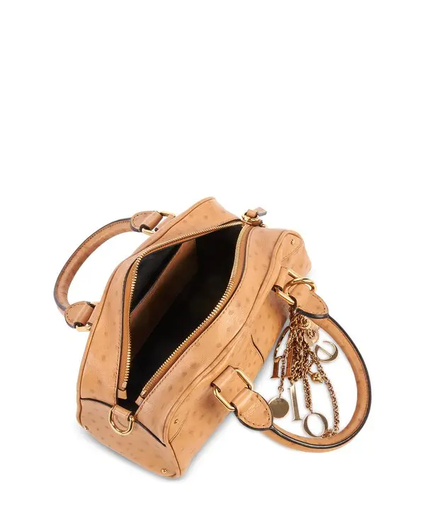 Chloé Small Stippled Leather Bowling Bag
