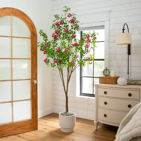 NEARLY NATURAL 7' Artificial Dogwood Tree