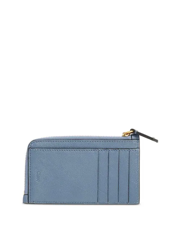Chloé Paddington Small Leather Purse - Ashes Blue