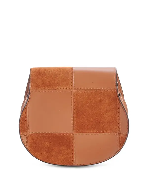 Chloé Marcie Checkered Saddle Bag