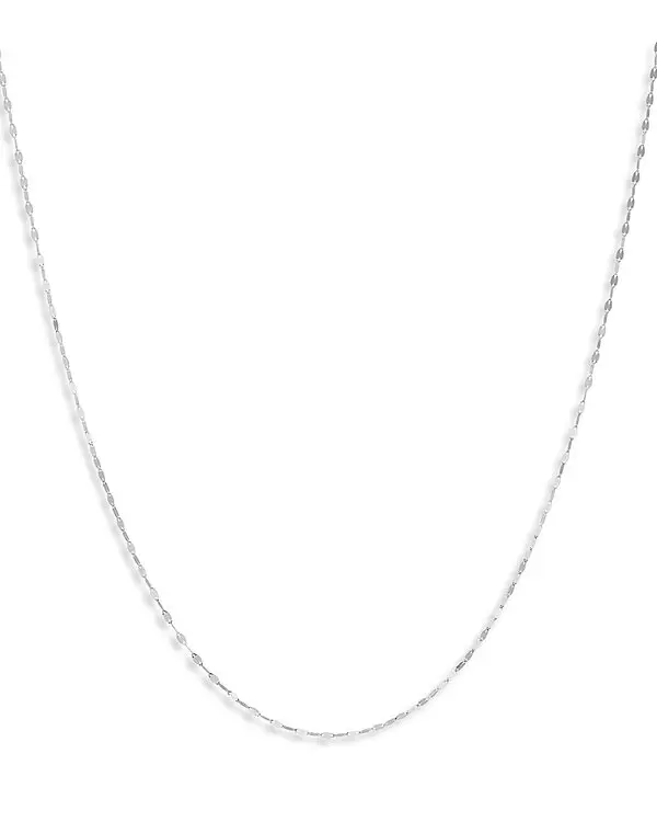 Lana Jewelry Blake Chain Choker Necklace - White Gold
