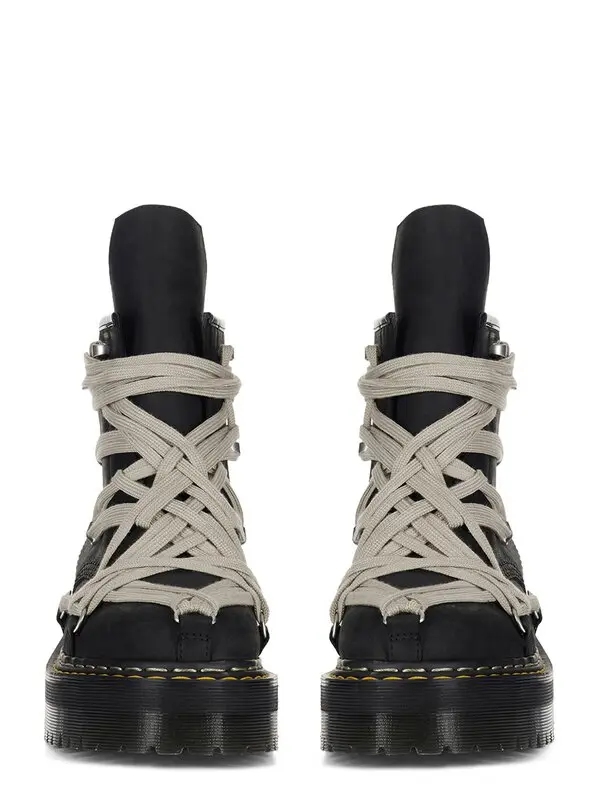 DR. MARTENS X RICK OWENS Quad Sole Megalace Boots