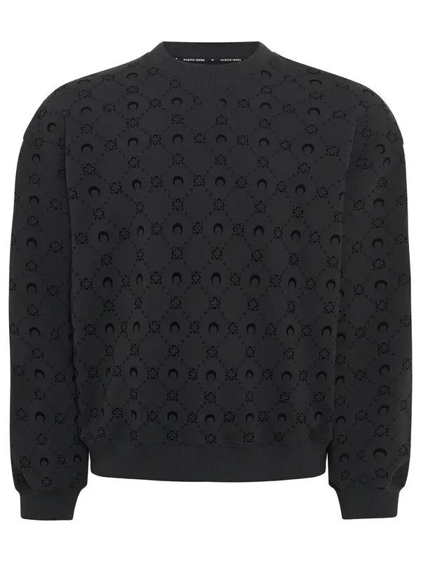 MARINE SERRE Monogrammed Sweatshirt