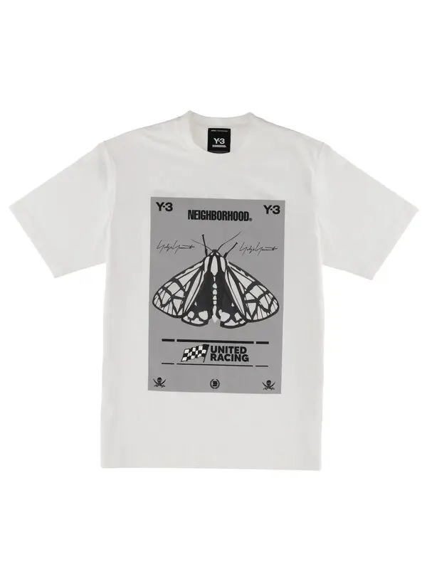 Y - 3 NEIGHBORHOOD Printed T-shirt Y 3 X Neighborhood - White