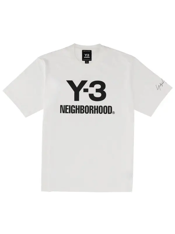 Y - 3 NEIGHBORHOOD Logo T-shirt - White