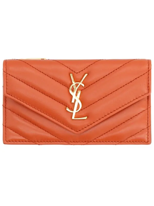Saint Laurent Card Holder "cassandras - Red