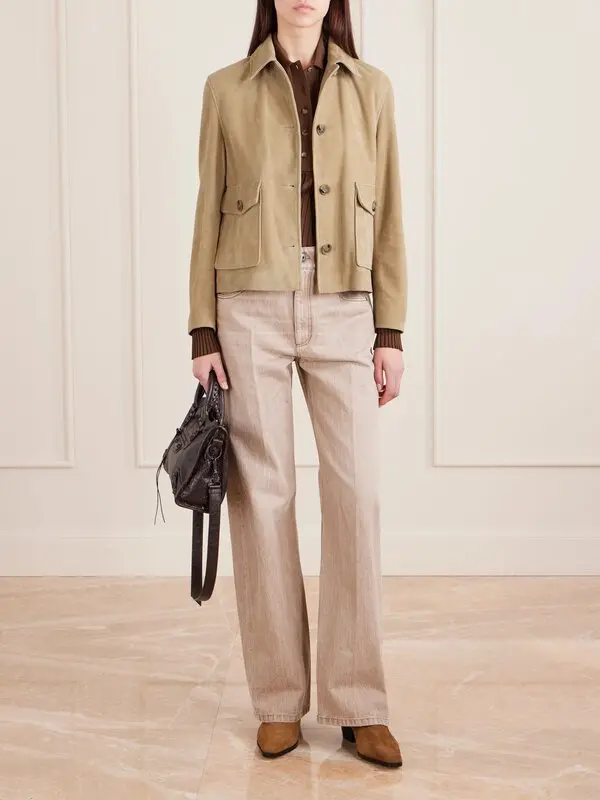 Nour Hammour Louise Suede Jacket
