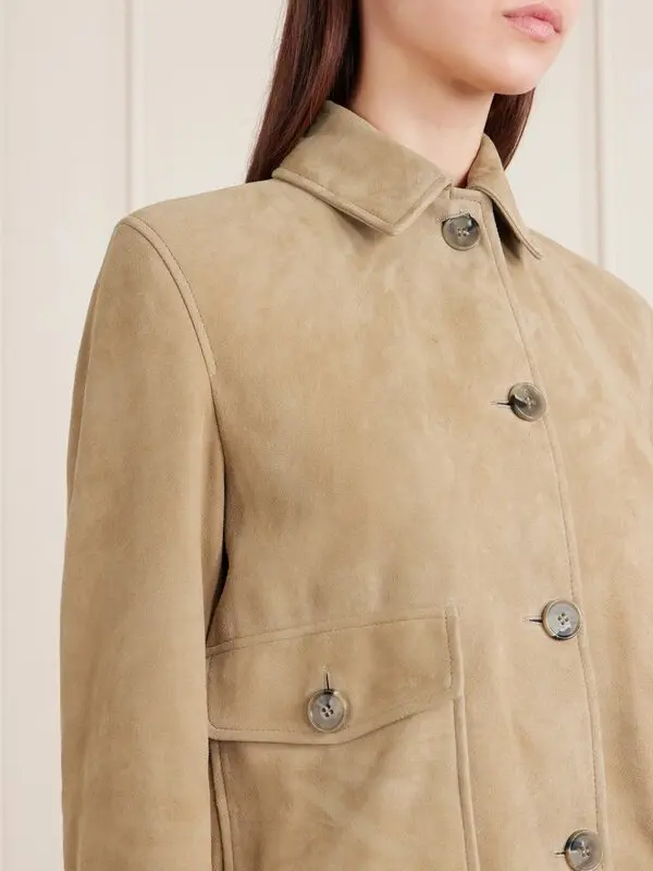 Nour Hammour Louise Suede Jacket