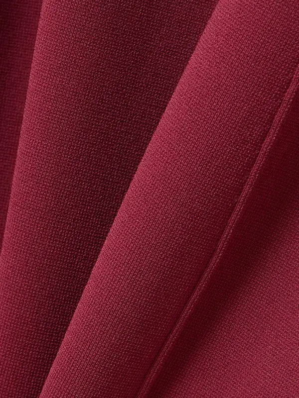 JOSEPH Foin Stretch-knit Midi Dress - Red