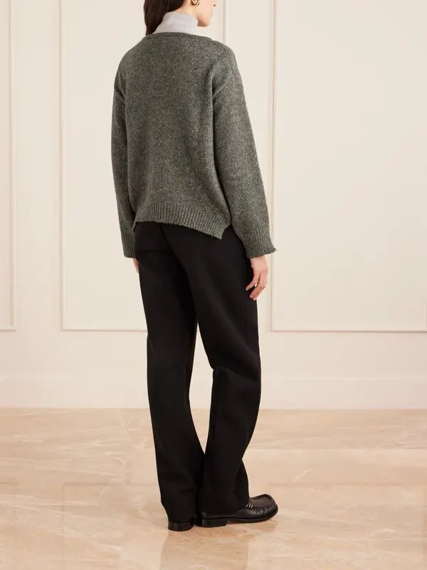 Proenza Schouler White Label Uriel Knitted V-neck Sweater