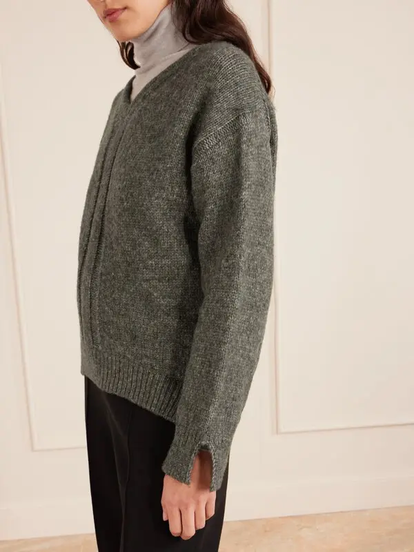 Proenza Schouler White Label Uriel Knitted V-neck Sweater
