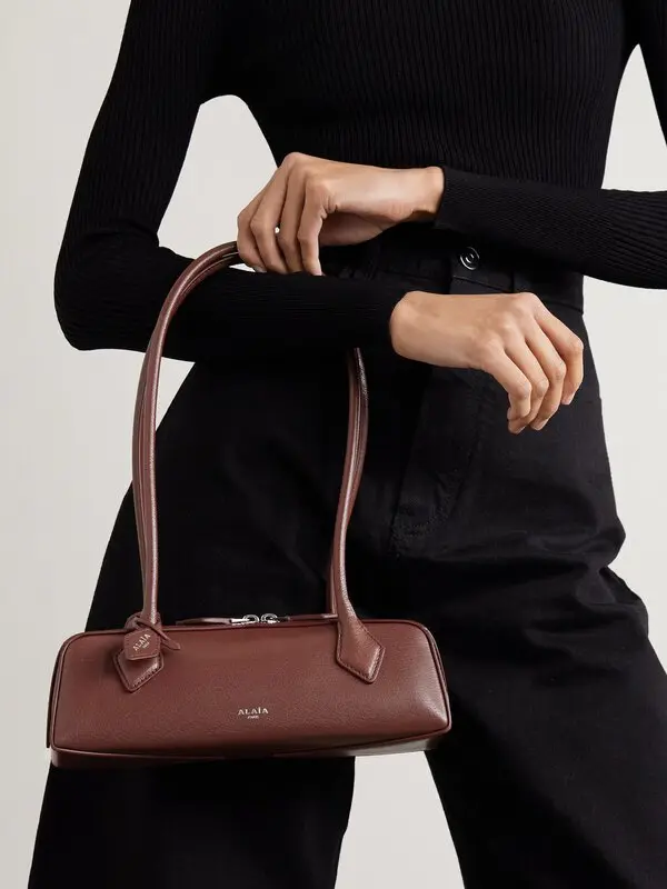 Alaïa Le Teckel Small Leather Shoulder Bag