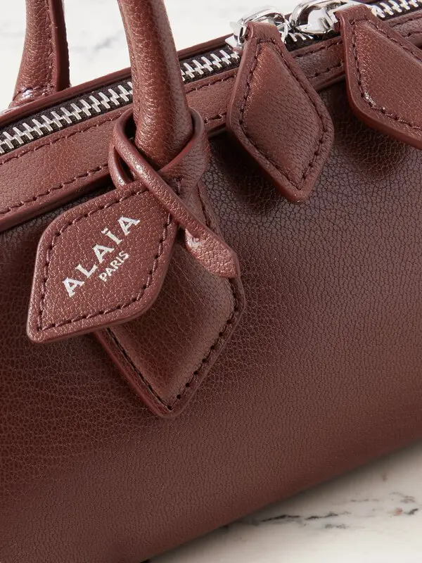 Alaïa Le Teckel Small Leather Shoulder Bag