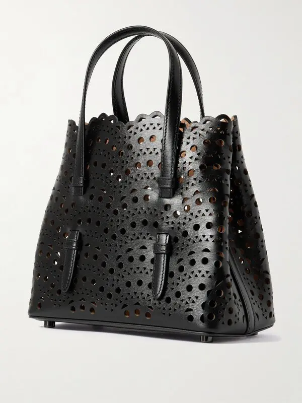 Alaïa Mina 20 Laser-cut Leather Tote