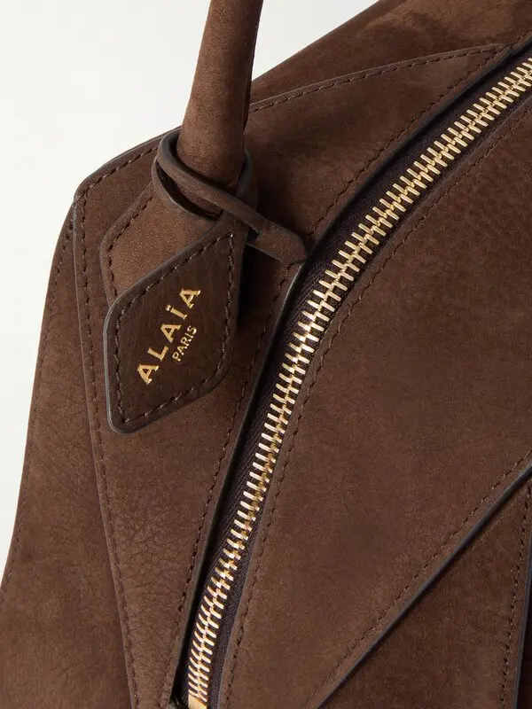 Alaïa Le Bulldog Medium Shoulder Bag - Brown