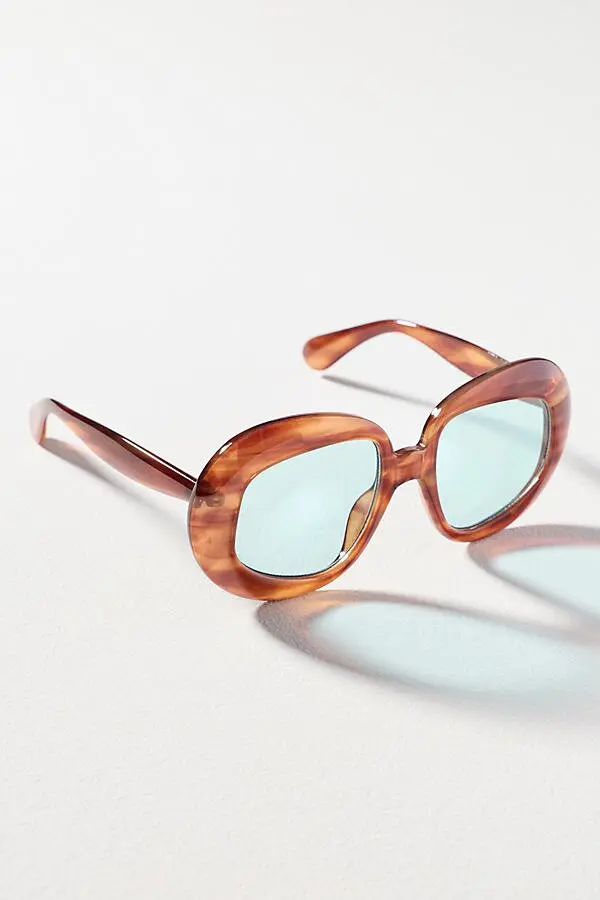 I-SEA Sleek Oval Sunglasses