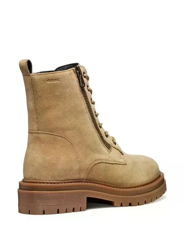 Geox Zip-up Lace-up Ankle Boots