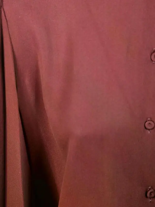Max Mara Melania Tie-neck Shirt - Brown