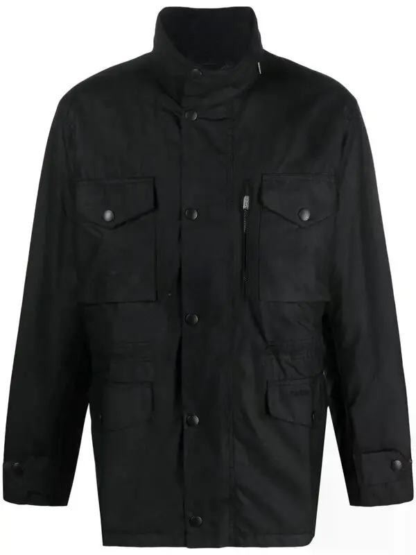 Barbour Sapper Wax-finish Jacket - Black