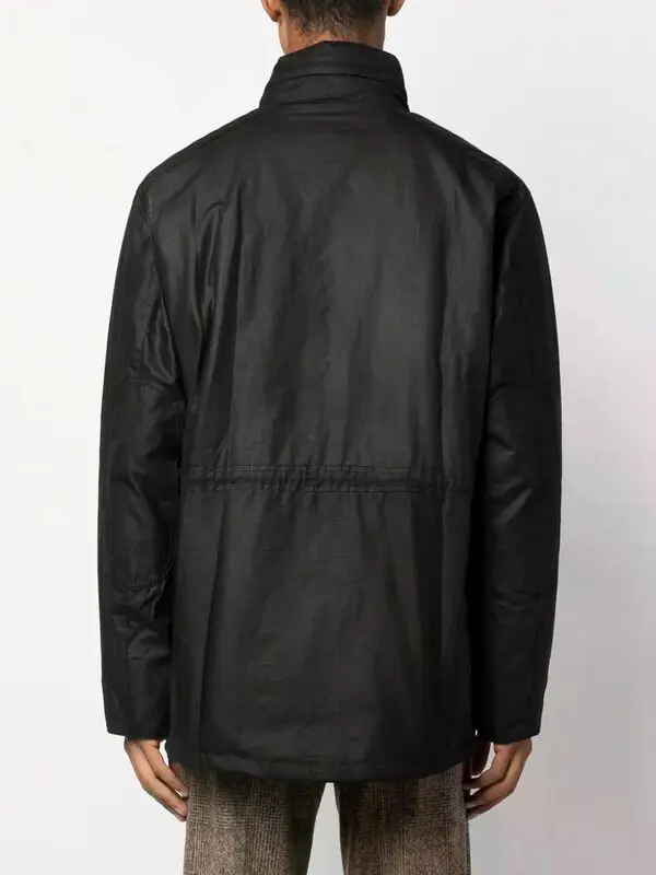 Barbour Sapper Wax-finish Jacket - Black