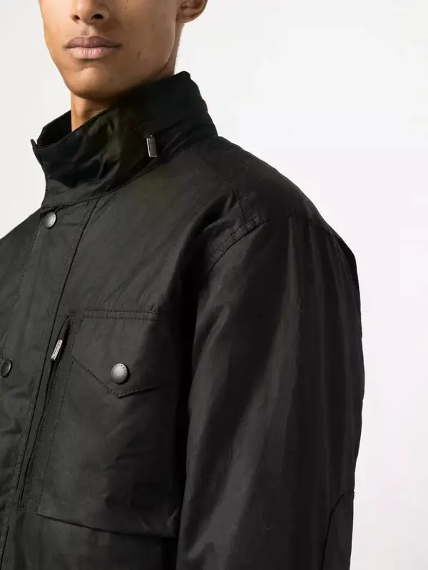 Barbour Sapper Wax-finish Jacket - Black