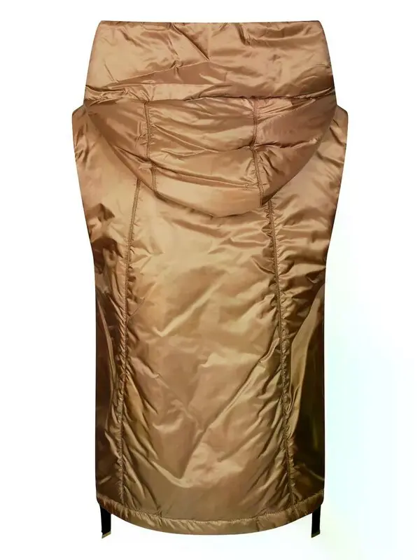 Max Mara Hooded Gilet - Brown