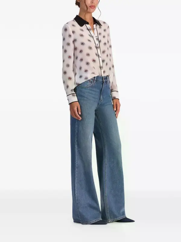 Alice + Olivia Willa Printed Shirt