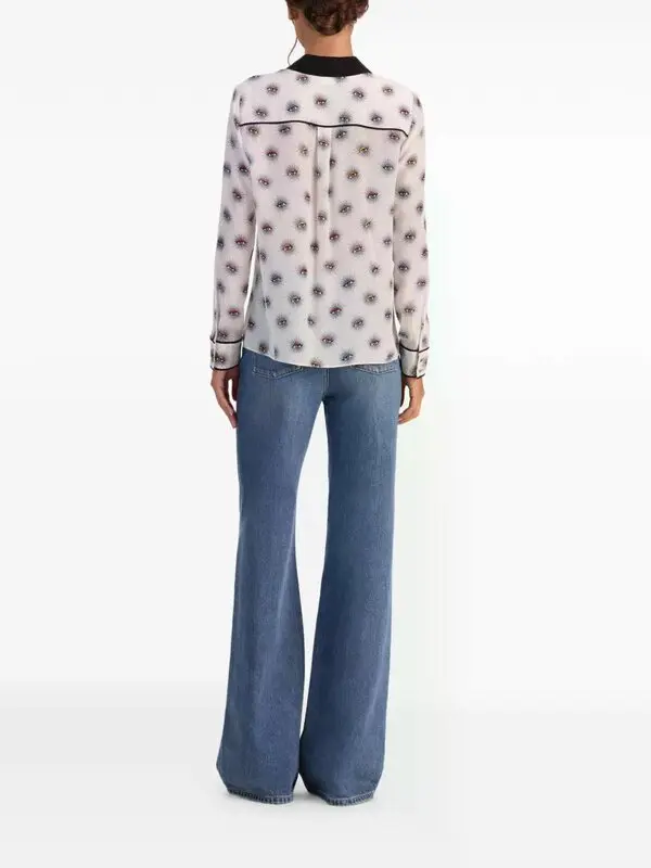 Alice + Olivia Willa Printed Shirt