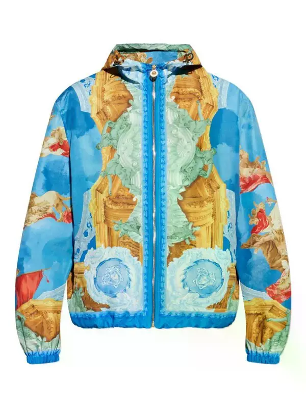 Versace Medusa Logo Zip-fastening Jacket