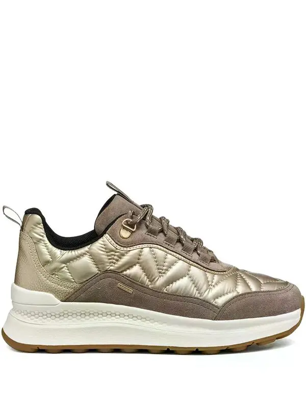 Geox Quilted Lace-up Sneakers